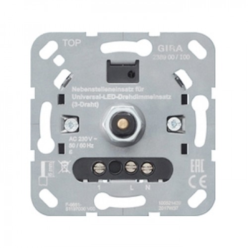 Gira 238900 Universeel LED Draaidimmer Neveneenheid - Goedkoper Met LED